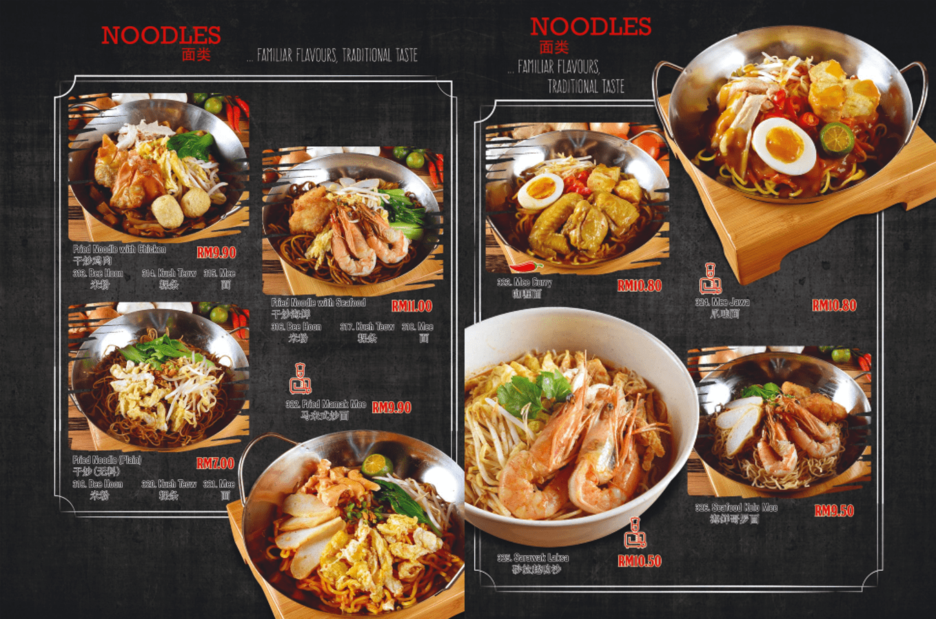 SCR Corporation Sdn. Bhd. - Menu